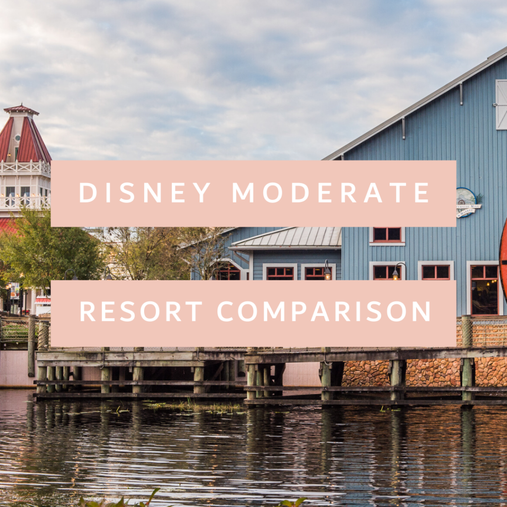 Disney Moderate Resort Comparison - Showcase the World